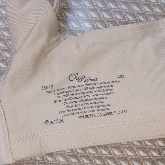 Warner's | Intimates & Sleepwear | Olga Lace Sheer Leaves Underwire ...